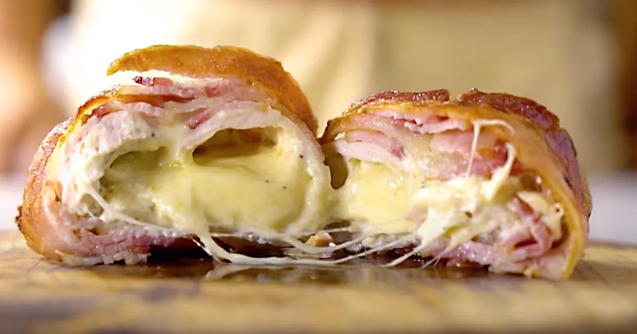 Frango Enrolado no Bacon - Comidinhas do chef