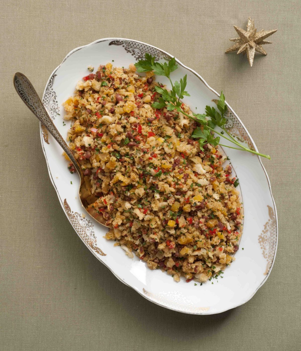 Farofa Festiva - Comidinhas do chef - Receita de Ano Novo - Ceia de Ano ...