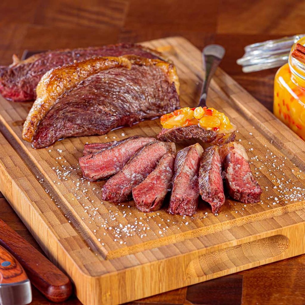 Medalhão de Picanha com Chutney de Abacaxi e Manga - Comidinhas do chef ...