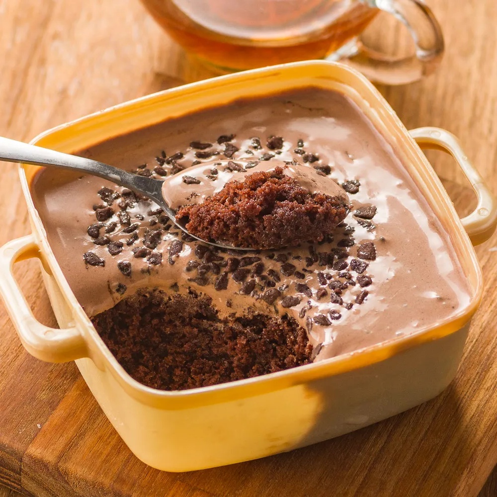 Receita de Bolo Mousse de Brigadeiro acompanhado de Chá de Limão e Mel ...