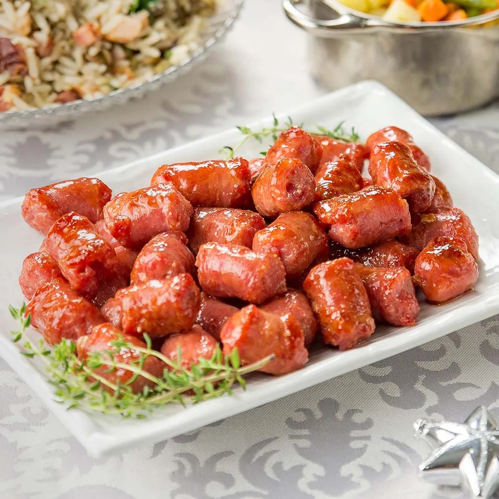 Receita de Linguicinha caramelizada - Comidinhas do chef - Receita de ...