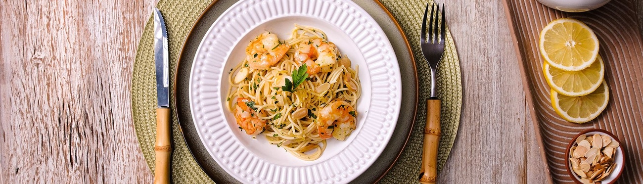 Macarrão Orgânico com Camarão - Comidinhas do Chef - Receitas Testadas ...