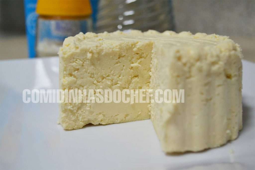 Receita de Queijo Caseiro 3 ingredientes - Comidinhas do Chef