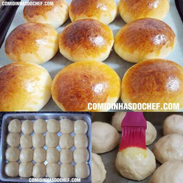 Pão de Batata - Comidinhas do Chef