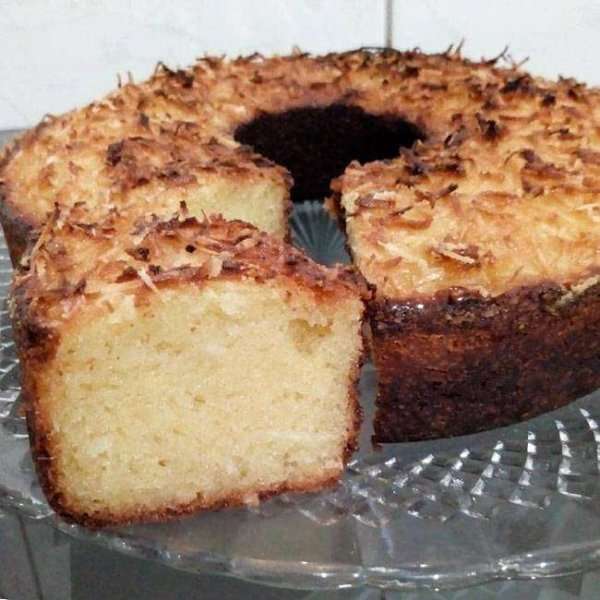 Bolo de Mandioca Ralada - Comidinhas do Chef