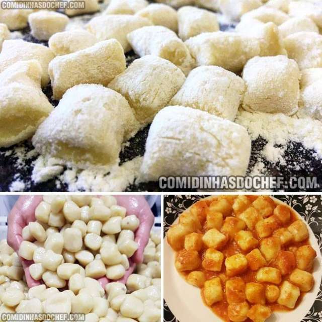 Massa de Nhoque de Batata - Comidinhas do Chef