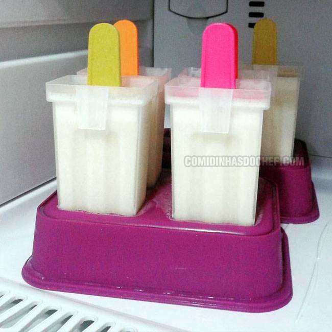 Picolé de Leite em Pó - Comidinhas do Chef