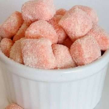 Bala de Morango - Comidinhas do Chef